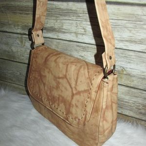 Casual Justin | Bags | Vintage Casual Justin Brown Leather Shoulder Bag ...